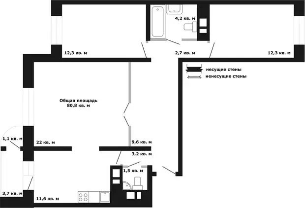 3 alternativer for justering av Treshki + planlegging ekspertuttalelse 275262_5