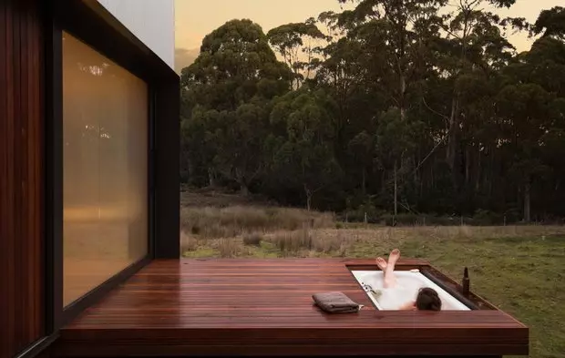 Foto: Wohnzimmer in modern, Australien, Minimalismus, Öko, Haus und Hütte bis zu 40 Meter - Foto