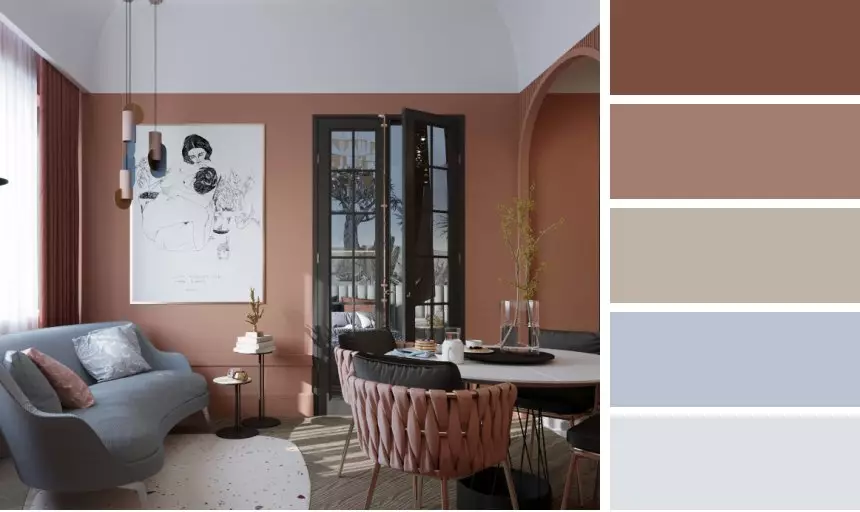 Foto: Badezimmer in modernem, kleinem Wohnung, Guide, Farbkalginnenraum, So erstellen Sie eine kleine Größe, Farbschemata für den Innenraum, Enzyklopädie_Decor, Enzyklopädie_intererr - Foto