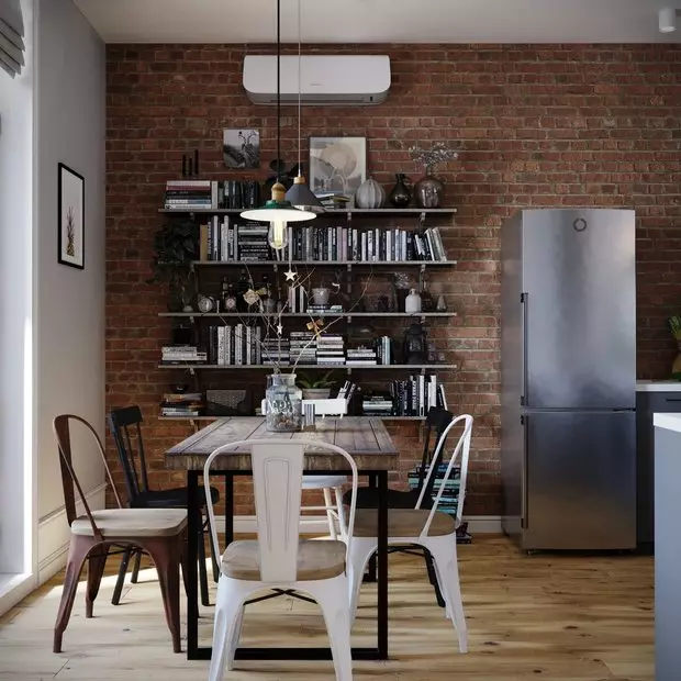 Foto: Cozinha e sala de jantar em estilo loft, dicas, comunicações na cozinha, enciclopédia_in-engenharering_ comunidades - foto