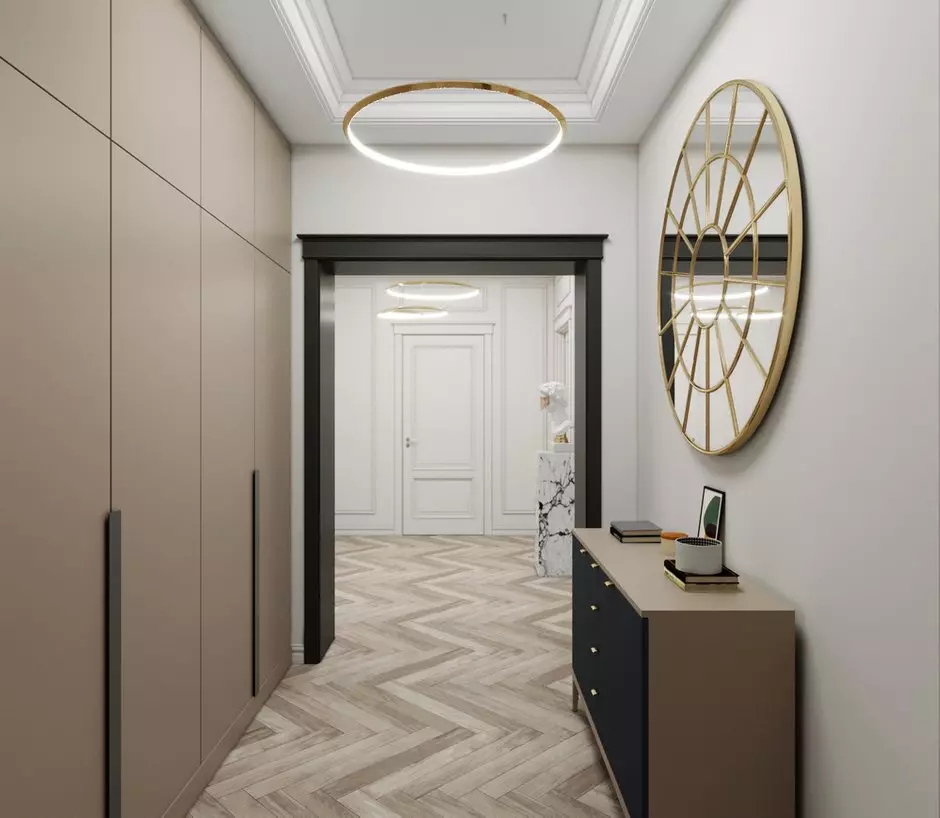 Photo: Hallway in the style of modern, house, ariston, project of the week, 4 and more, more than 90 meters, Ufa, Isometrio, Dune 1 R - Photo