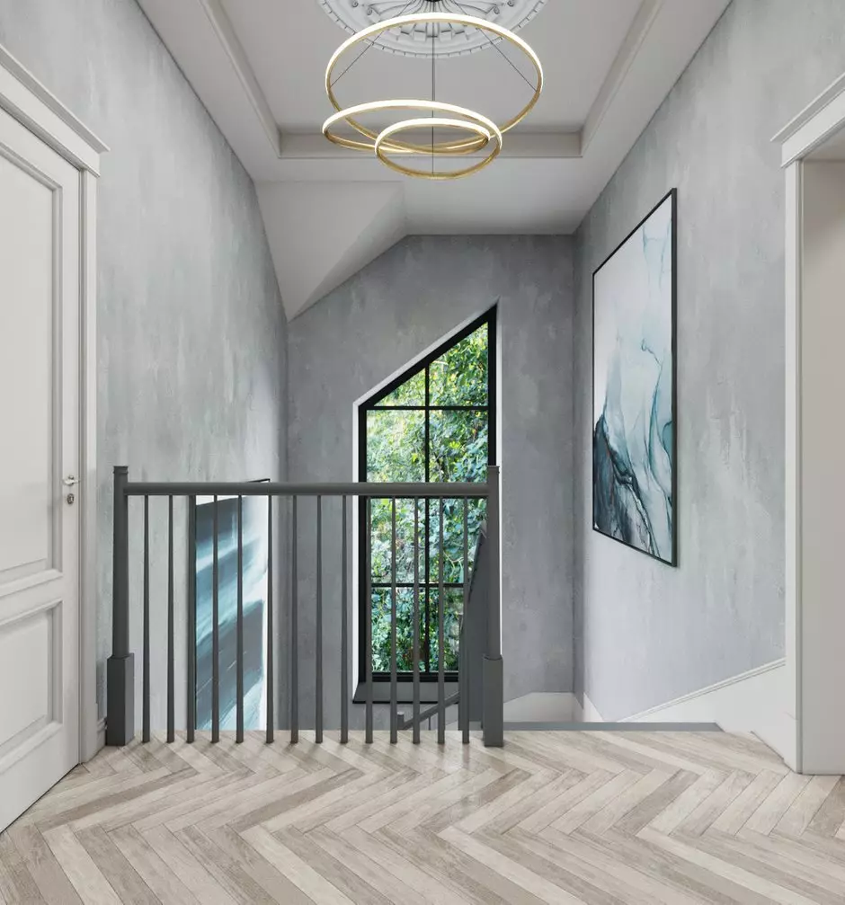 Photo: Hallway in the style of classic, modern, house, ariston, project of the week, 4 and more, more than 90 meters, Ufa, Isometrio, Dune 1 R - Photo