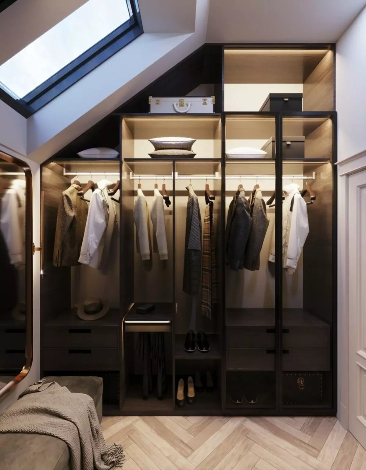 Photo: Wardrobe in modern, house, ariston, project week, 4 and more, more than 90 meters, Ufa, Isometrio, Dune 1 R - Photo