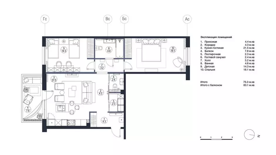 Hur man utrusta en plantskola för ett nyfödd: projekt i St Petersburg 276018_10