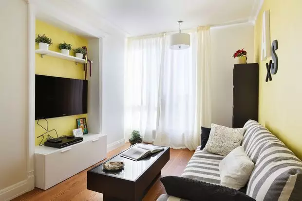 Foto: Ruang Tamu di Modern, Apartemen, Artemide, Boconcept, Calligari, Warna di Interior, Rumah dan Apartemen, St. Petersburg - Foto