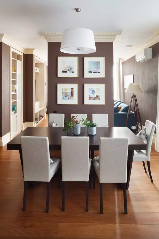 Foto: Ruang Dapur dan Makan dengan Gaya. Modern, Apartemen, Artemide, Boconcepcept, Calligari, Warna di Interior, Rumah dan Apartemen, St. Petersburg - Foto