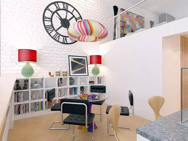 Photo: style loft, moderne, éclectique, décor intérieur, appartement, artemide, axo lumière, moooi, maisons et appartements, projet de la semaine - Photo