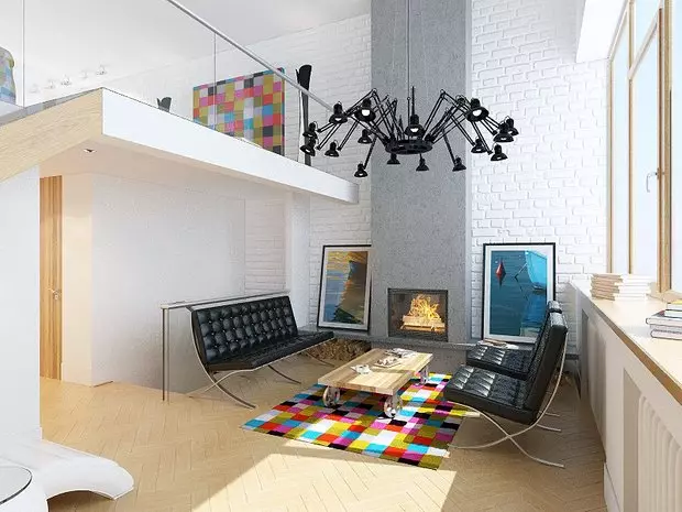 Photo: style loft, moderne, éclectique, décor intérieur, appartement, artemide, axo lumière, moooi, maisons et appartements, projet de la semaine - Photo