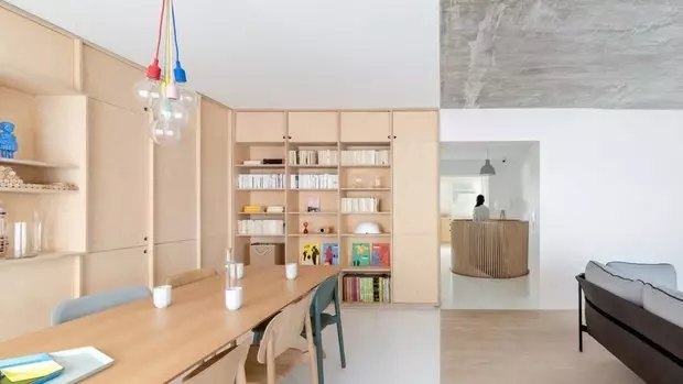 Foto: Kök och matsal i minimalism, modern, inredning, lägenhet, Frankrike, Paris, 4 eller mer, mer än 90 meter - Foto