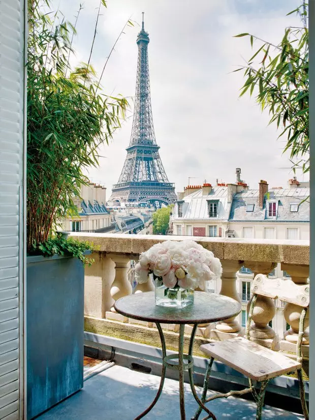 Photo: Provence et Country Style Balcon, Décoration d'intérieur, France, Paris - Photo