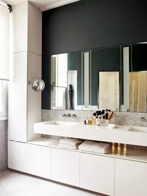 Photo: Salle de bain dans le style moderne, Décoration d'intérieur, France, Paris - Photo