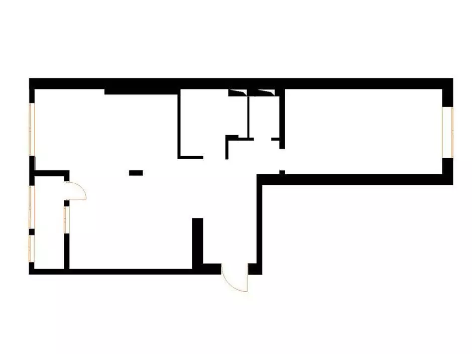 Innledende plan for leiligheten