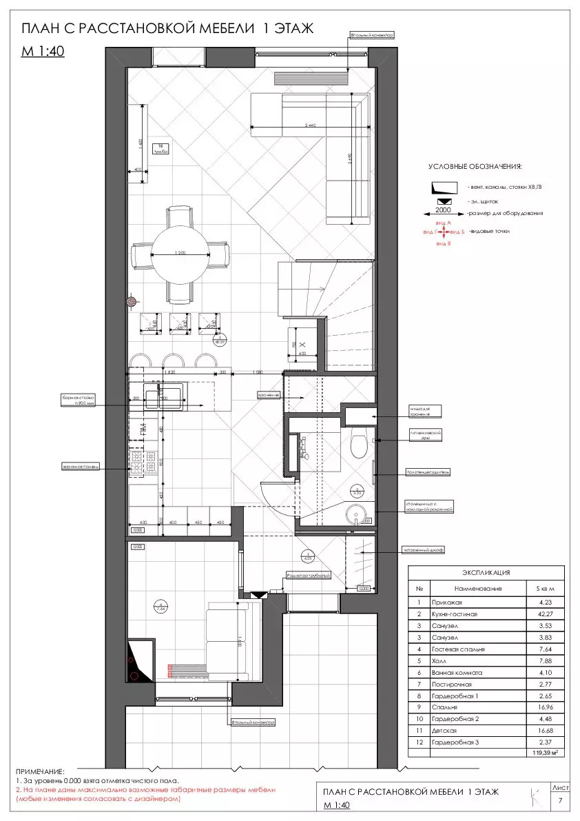 Foto: Planung in Stil, Eklektizismus, Projekt der Woche, Haus und Hütte, New Moskau, Stadthaus, monolithisches Haus, 4 und mehr, mehr als 90 Meter, Katya Lyubarskaya, Katya Svanidze., Dvekati - Foto