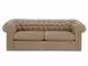 Sofa chesterfield brown efuefu