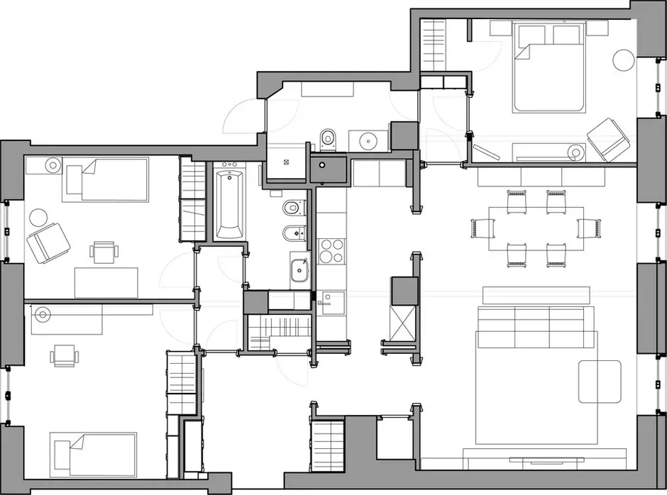 Accogliente appartamento sull'argine di Frunzen 277196_24