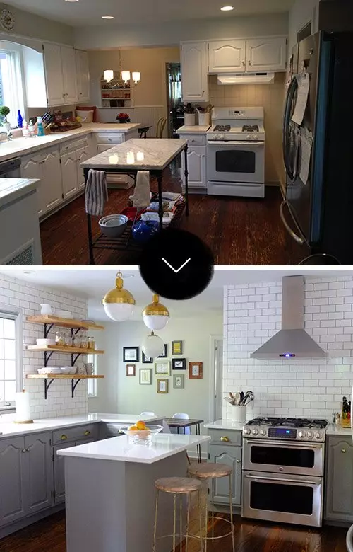Před a po: rychlé a rozpočtové úpravy staré kuchyně