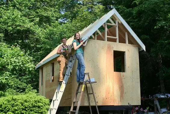 Photo: Dans le style, petite taille, maison, États-Unis, maisons et appartements, grenier, maison sur roues - photo