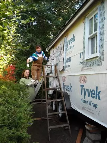 Fotoğraf: tarzda, küçük boyutlu daire, ev, ABD, evler ve apartlar, çatı katı, tekerlekler üzerinde evi - Fotoğraf