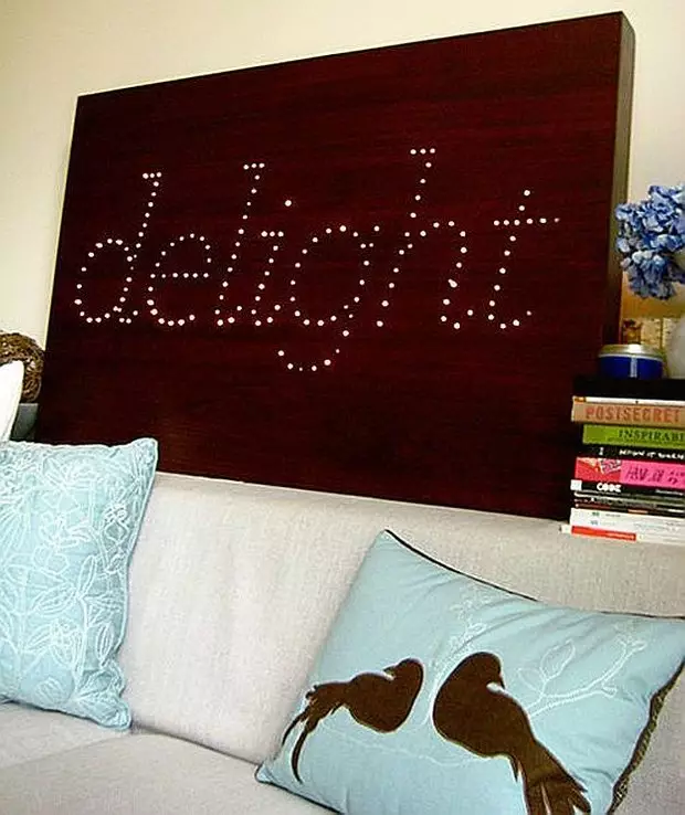 Photo: Decor in modern style, interior decor, diy, lamp - photo