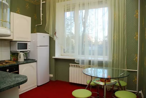 Foto: cucina e sala da pranzo in stile, camere interne, elettrodomestici - Foto