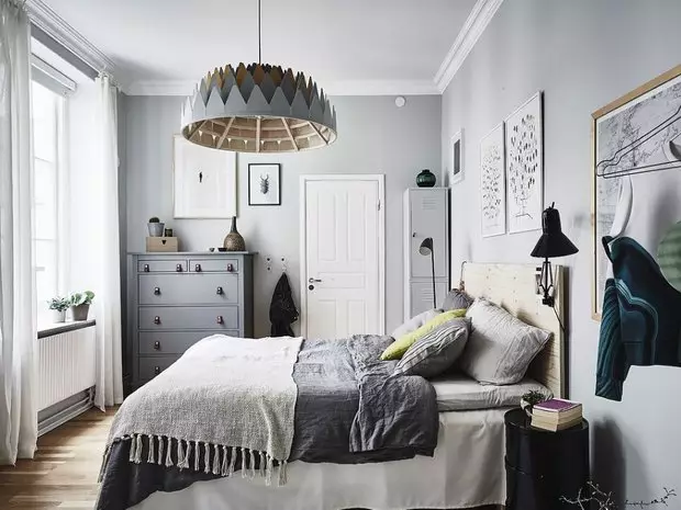 Foto: Dormitorio en estilo escandinavo, consellos, Fengshui, Maria Mamonova - Foto