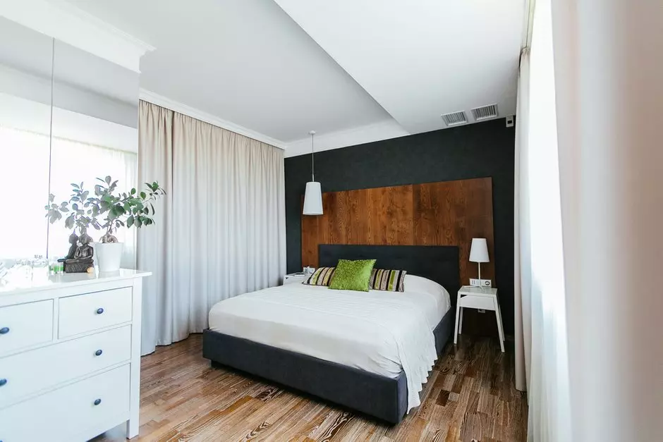 Foto: Kamar Tidur Gaya Modern, Tip, Desain Khaki, Tatiana Petrov, Gagasan Interior - Foto