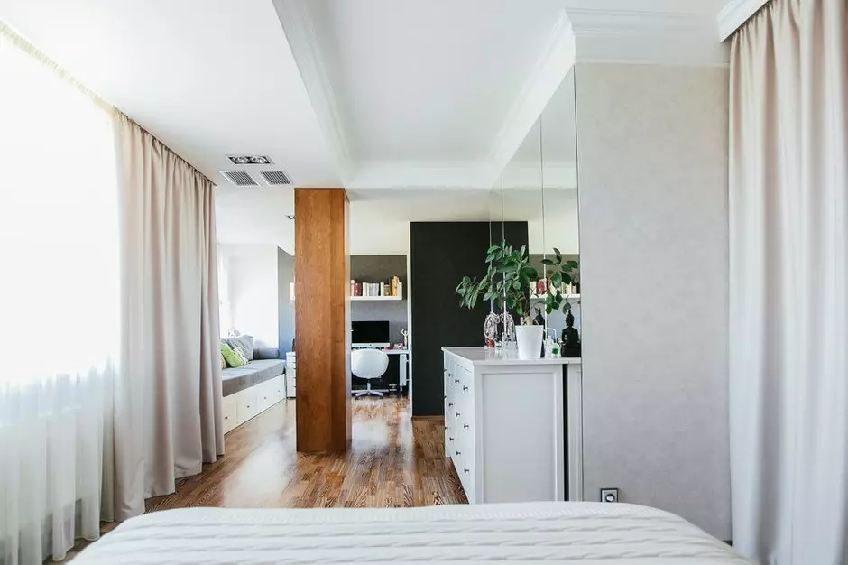 Foto: Kamar Tidur Gaya Modern, Tip, Desain Khaki, Tatiana Petrov, Gagasan Interior - Foto