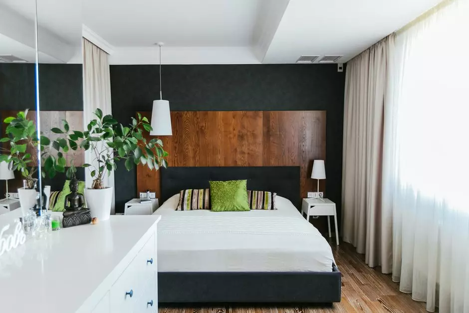 Foto: Kamar Tidur Gaya Modern, Tip, Desain Khaki, Tatiana Petrov, Gagasan Interior - Foto