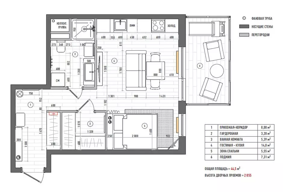 Ritratt: Ippjanar fl-Istil, Appartament, Studio, Proġett tal-Ġimgħa, San Pietruburgu, Samsung, 40-60 metru, briks monolitiku, Oleg Mintz, il-qafas, LCD