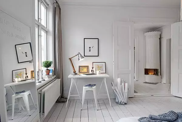 Photo: Loft, Scandinavian Style, Interior Decor, Decor sa Balay, kolor sa sulud, puti, eco - litrato