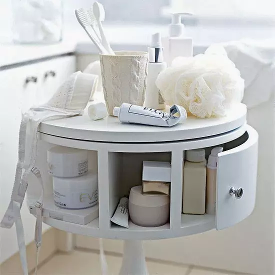 Photo: Dans le style, salle de bain, petit appartement, Russie, accessoires, conseils, rangement dans la salle de bain - photo