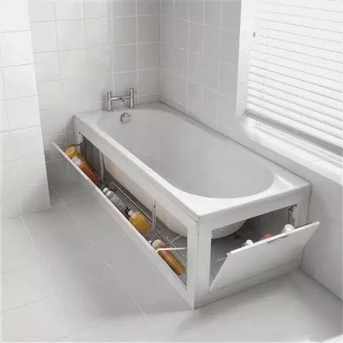 Photo: Dans le style, salle de bain, petit appartement, Russie, accessoires, conseils, rangement dans la salle de bain - photo