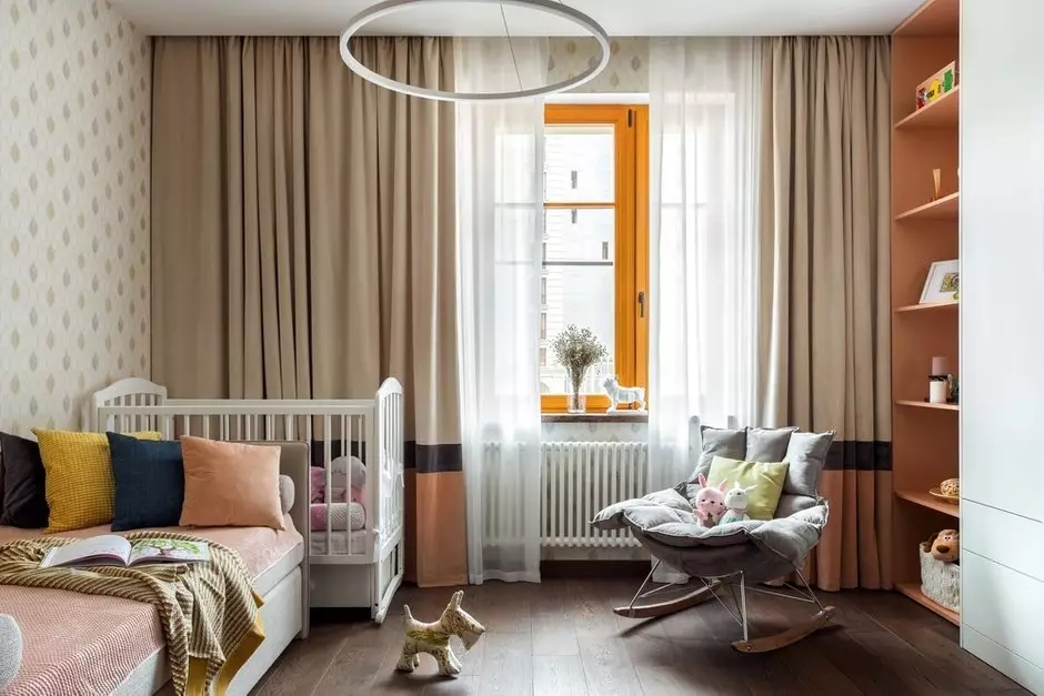 Foto: bambini in stile moderno, appartamento, progetto della settimana, Mosca, casa monolitica, 4 e altro ancora, più di 90 metri, Elena Bodrov, Anton Lichtarovich - Foto