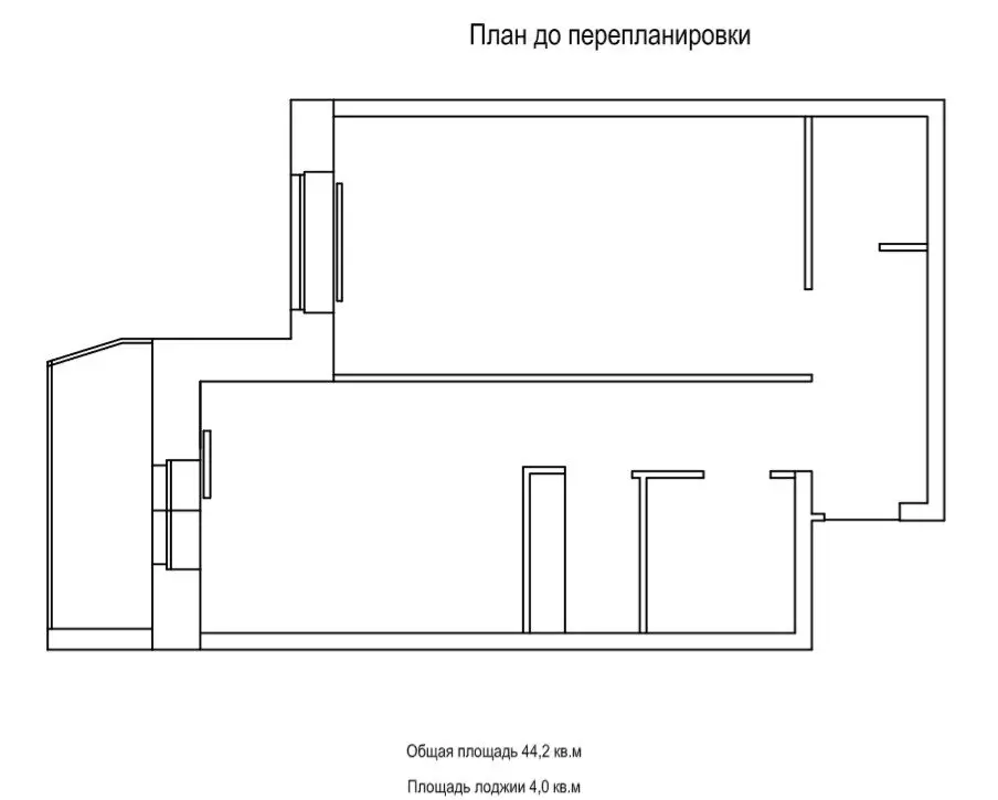 Foto: I stil, moderne, lejlighed, ombygning, 1 værelse, 40-60 meter, Alla Kushchev - Foto