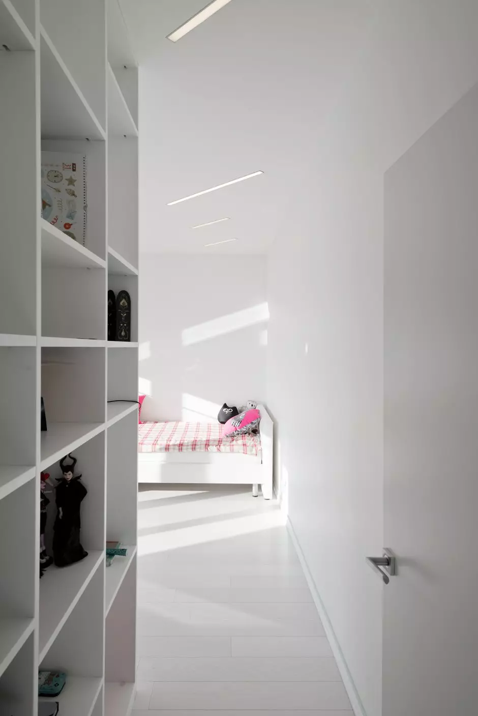 Foto: Në stilin, moderne, apartament, të bardhë, minimalism, projekti i javës, Moska, Shamsudin Kerimov - Foto