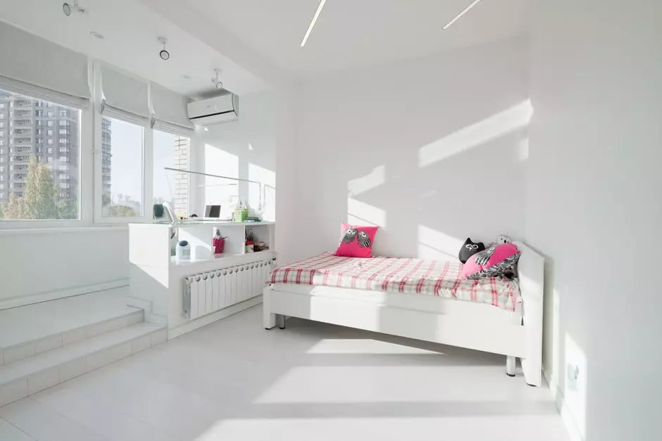 Argazkia: In Style, Modern, Apartment, White, Minimalism, Asteko proiektua, Mosku, Shamsudin kerimov - argazkia