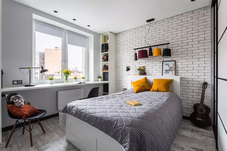 Foto: nens a l'estil de l'escandinau, loft, modern, apartament, projecte de la setmana, St. Petersburg, casa monolítica, 3 habitacions, 60-90 metres, DARIA AVDEENKO - Foto