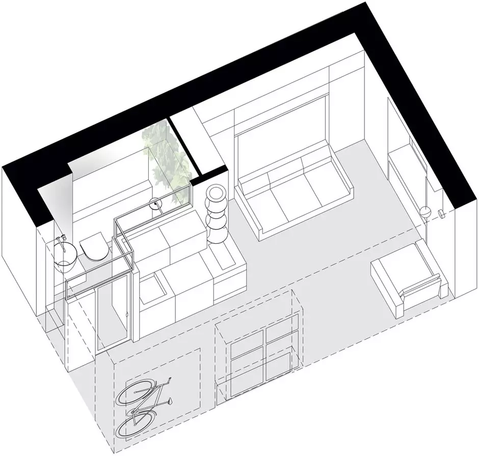 Planlegg med møblerarrangement