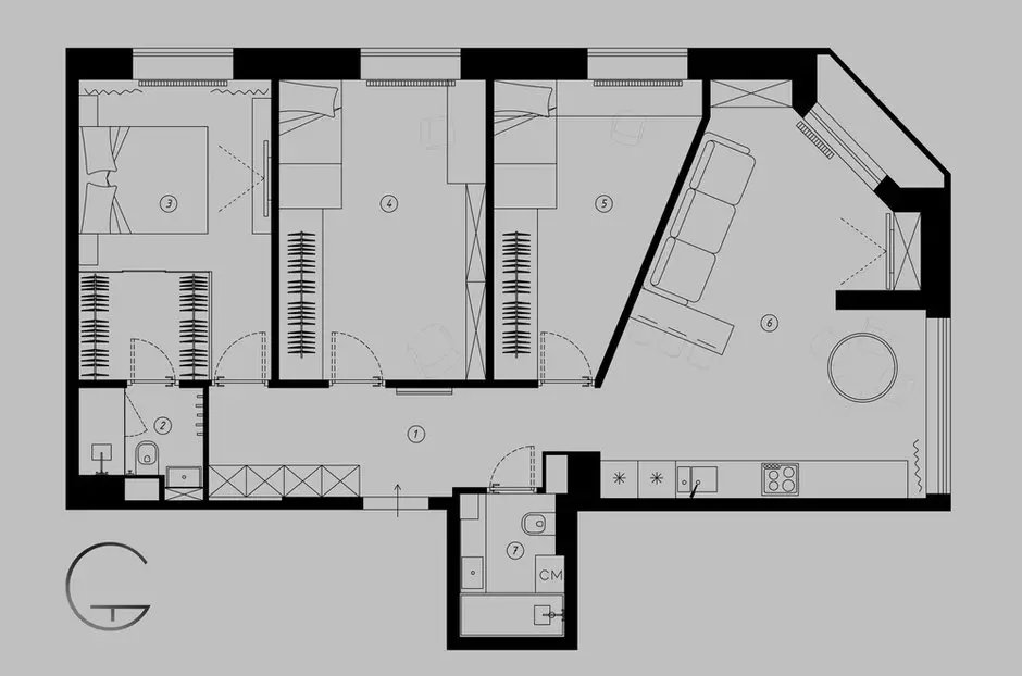 Layout Nepical e móveis para encomendar: um projeto em Novo Moscou 280494_27