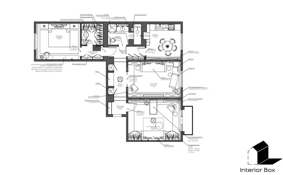 Photo: Dans le style, appartement, projet de la semaine, Yuri Grishko, Olga Kulikovskaya-Ashby, Stalinka, 3 pièces, 60-90 mètres - Photo