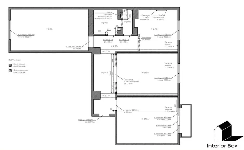 Litrato: Sa estilo, apartment, proyekto sa semana, Yuri Gishko, Olga Kulikovskaya-Ashby, Stalinka, 3 nga mga kuwarto, 6000 metros