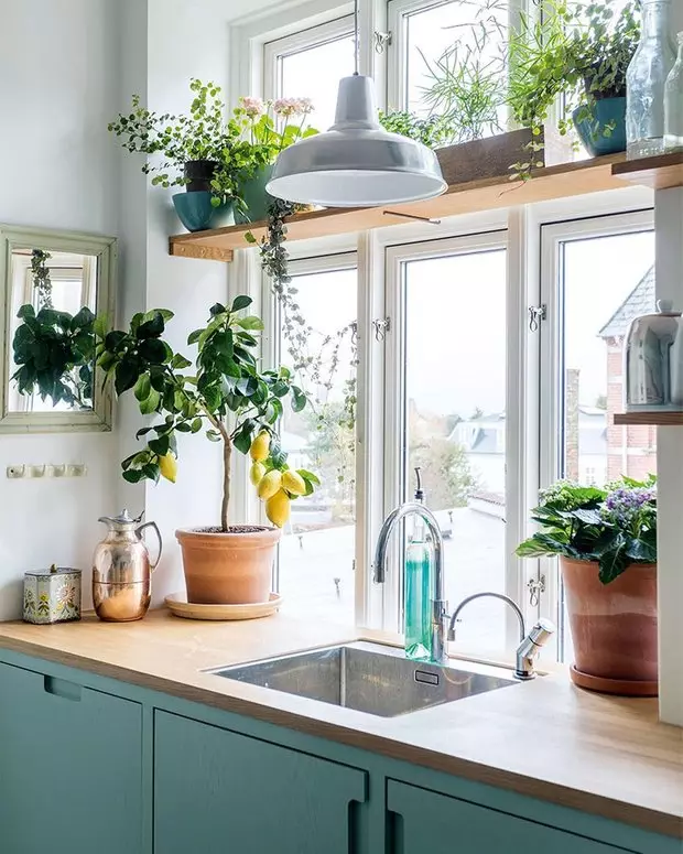 Photo: Kitchen and dining room in Provence and Country style, Redevelopment, Finish - Photo