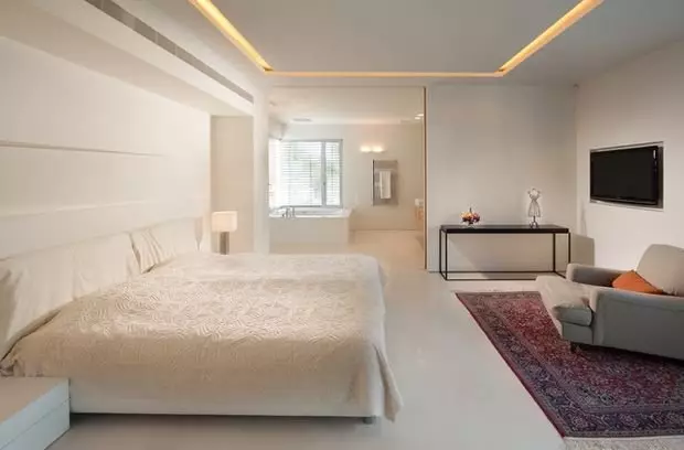 صورة فوتوغرافية: Style Bedroom Modern، ديكور داخلية، شقة، منزل، ديكور، إصلاح في الممارسة العملية - صور