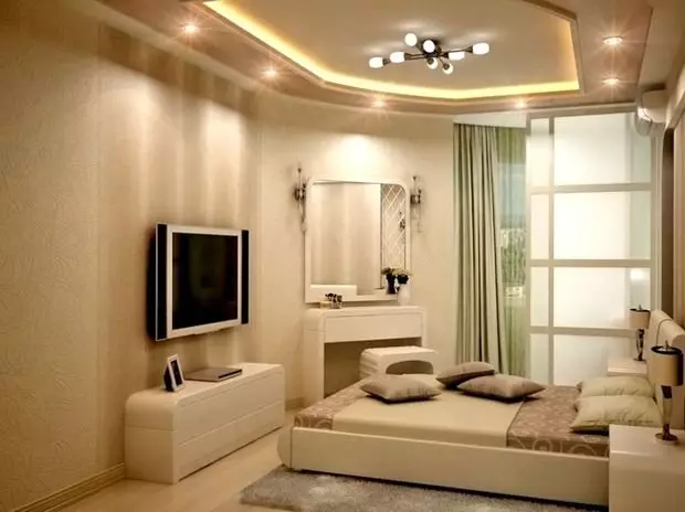 صورة فوتوغرافية: Style Bedroom Modern، ديكور داخلية، شقة، منزل، ديكور، إصلاح في الممارسة العملية - صور