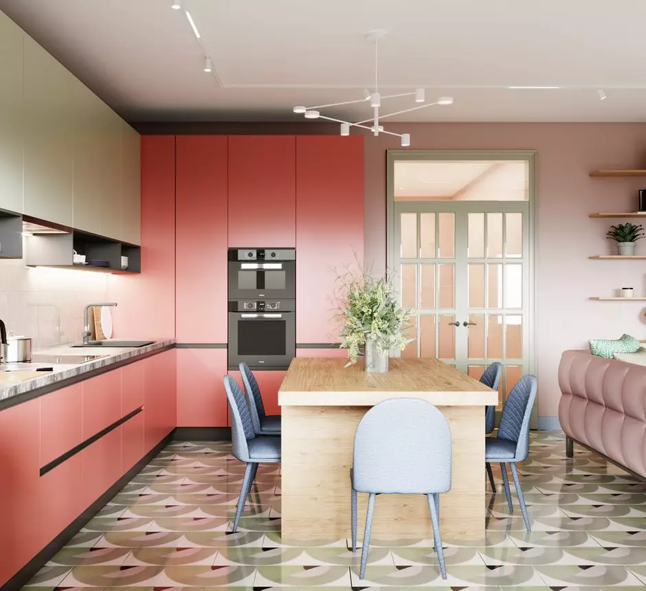 Foto: Cocina y comedor en estilo moderno, proyecto de la semana, premium - Foto