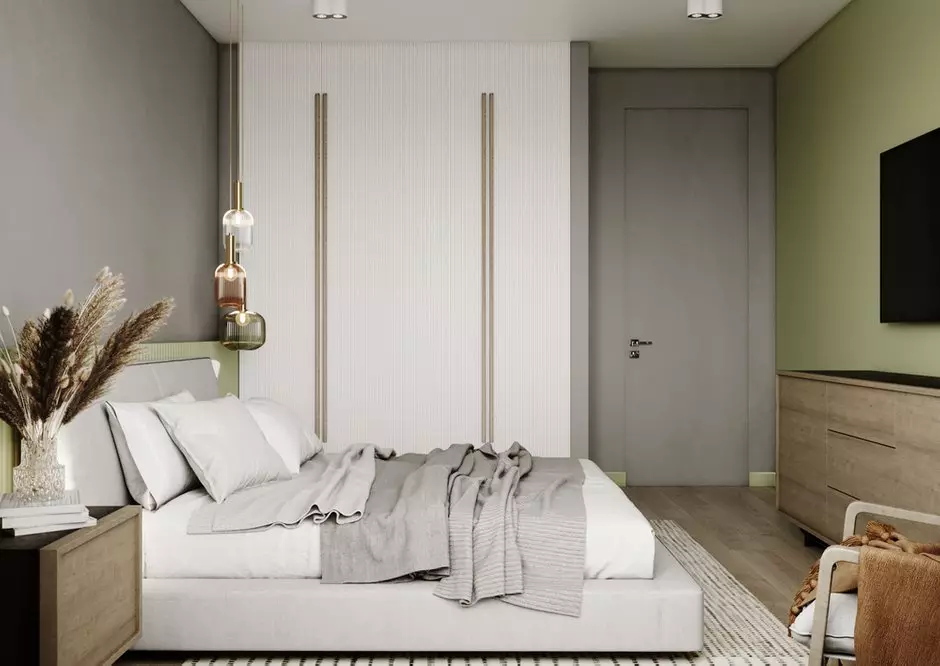 Photo: Bedroom in the style of modern, project of the week, premium - Photo