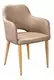 CHAIR LEDGER SCANDI BROWN BEIGE.