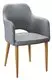 Ledger chair skand grey grey