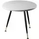 Dining table messi brushed silver.