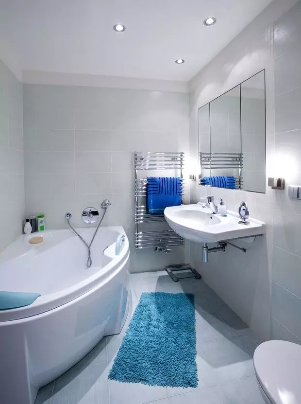 Foto: moderno, bagno in stile scandinavo, accessori, mobili e luce, suggerimenti, bianco, minimalismo, eco - foto